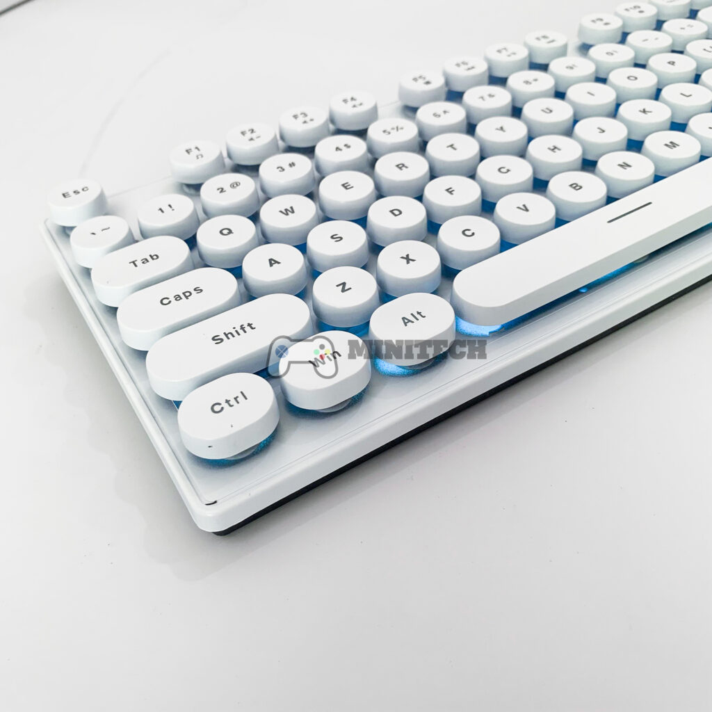 Bàn Phím Có Dây Nút Tròn Sang Trọng EWEADN - Minitech- yêu setup
