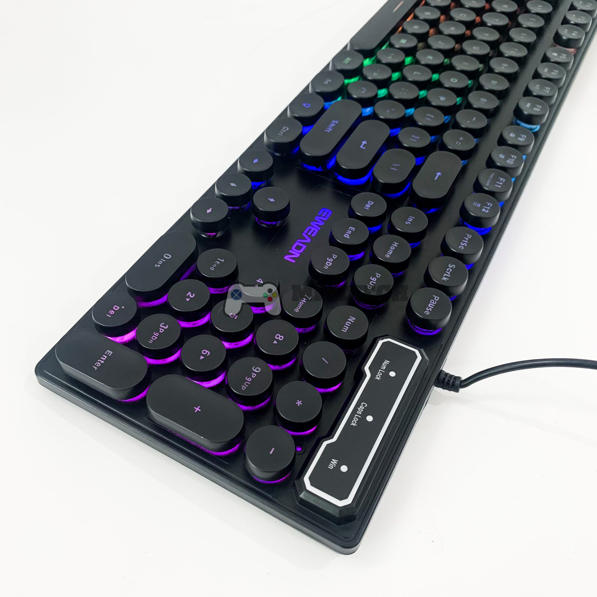 Bàn Phím Có Dây Nút Tròn Sang Trọng EWEADN - Minitech- yêu setup